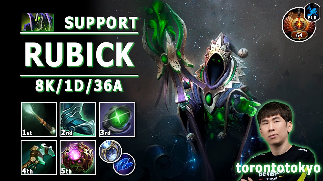Rubick Soft Support | 7.32d | TORONTOTOKYO Pos 4 Rubick Play | Dota 2 ...