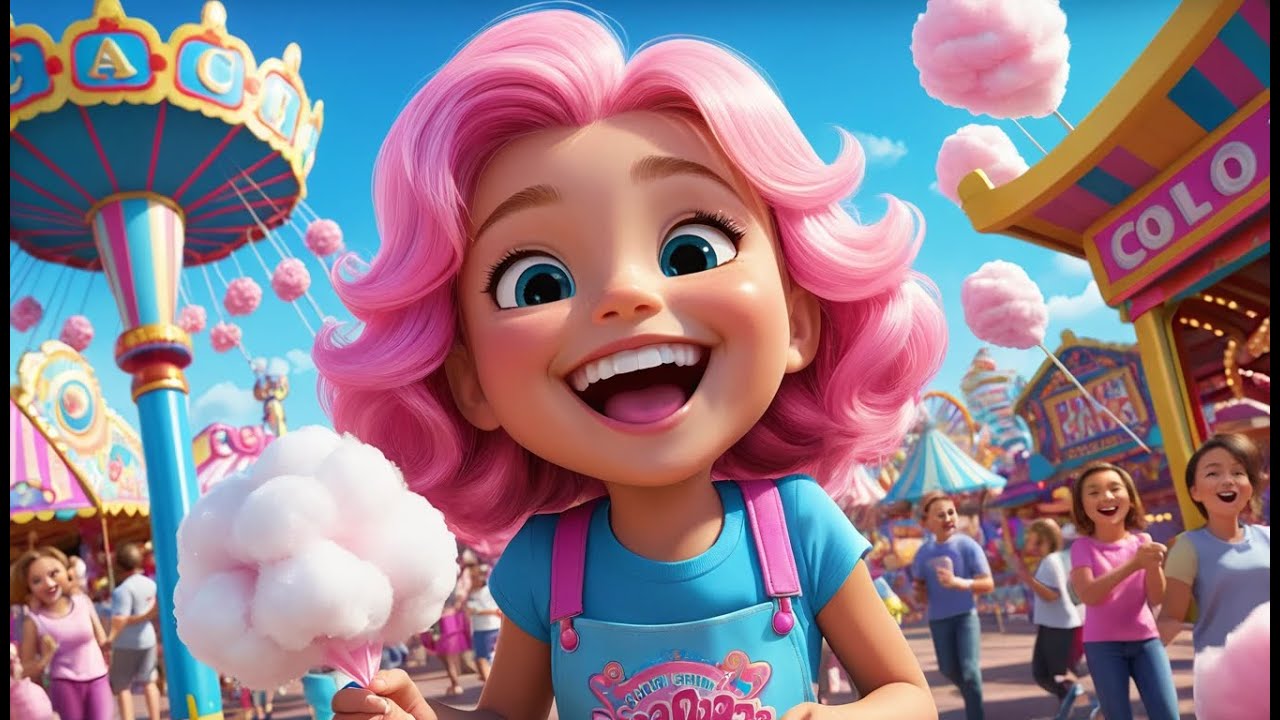 Cotton Candy, Sweet and Light Delight | Fun Candy Song for Kids | Sweet ...