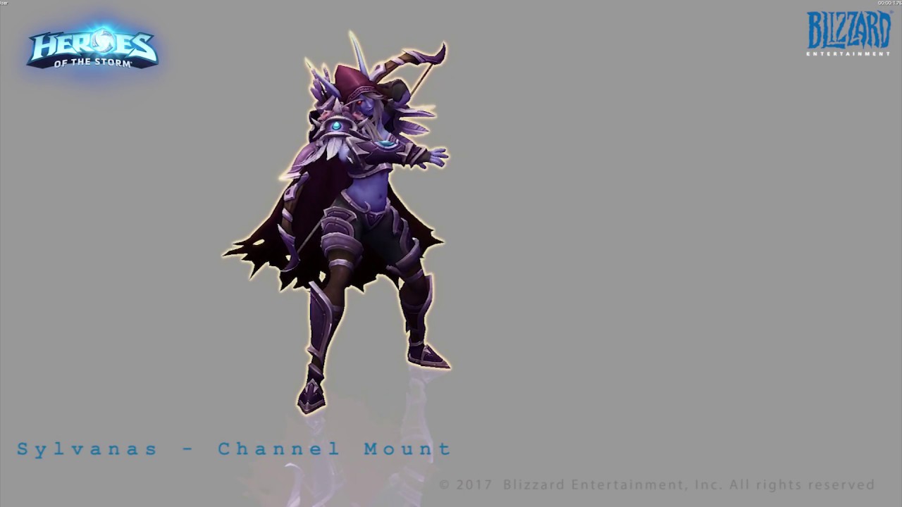 Sylvanas Channel Mount Animation Showcase - YouTube