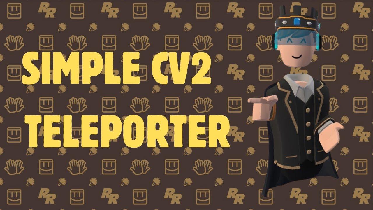 How to build a CV2 teleporter in Rec Room - YouTube