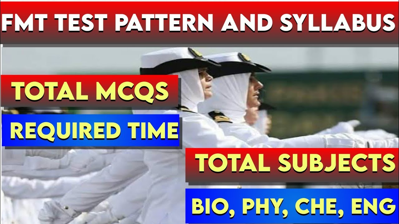 Fmt test pattern and syllabus 2024|Pak navy fmt test pattern and ...