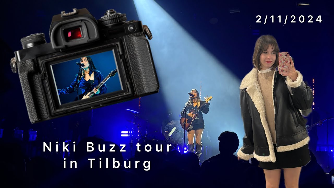 NIKI BUZZ TOUR concert vlog, Tilburg 🎤 🖤 (2/11/2024) - YouTube