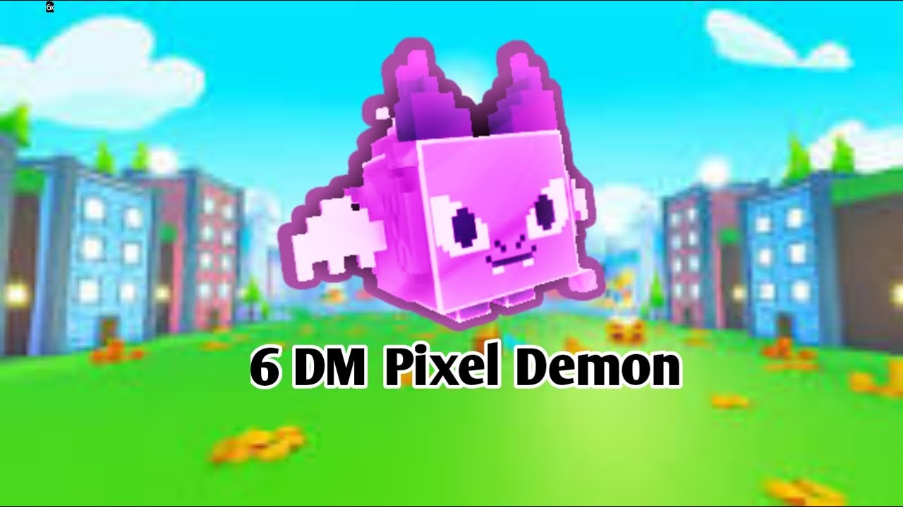 Claiming 6 DM Pixel Demon in Pet Simulator X Good Enchants? - YouTube