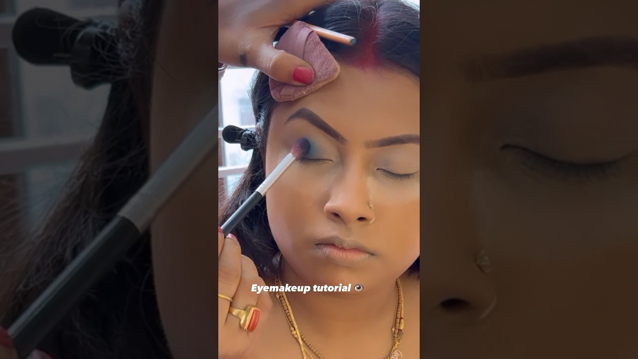Step By Step Eyemakeup Tutorial👁️ Viral Shortvideo Youtubeshorts