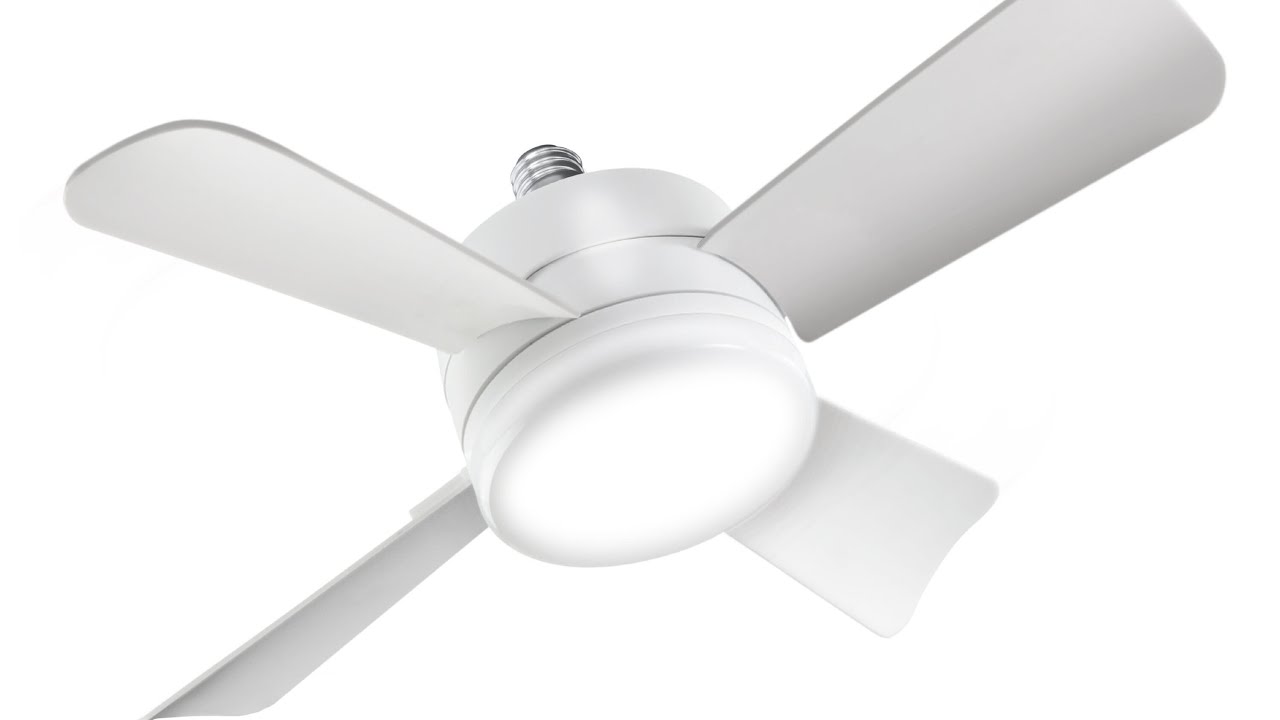 Bell + Howell Socket Fan #sockets #ceilingfan - YouTube
