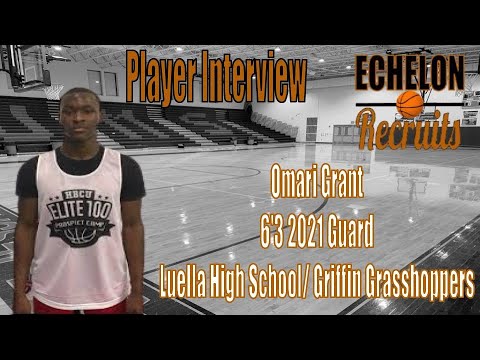 Omari Grant Class of 2021 Echelon Recruits Interview: 11/4/2020 - YouTube