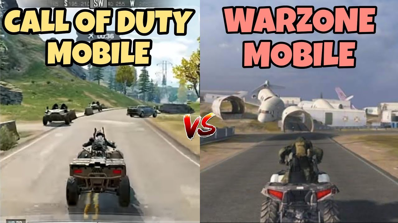 WARZONE MOBILE VS CODM SIDE BY SIDE ALPHA COMPARISON - YouTube
