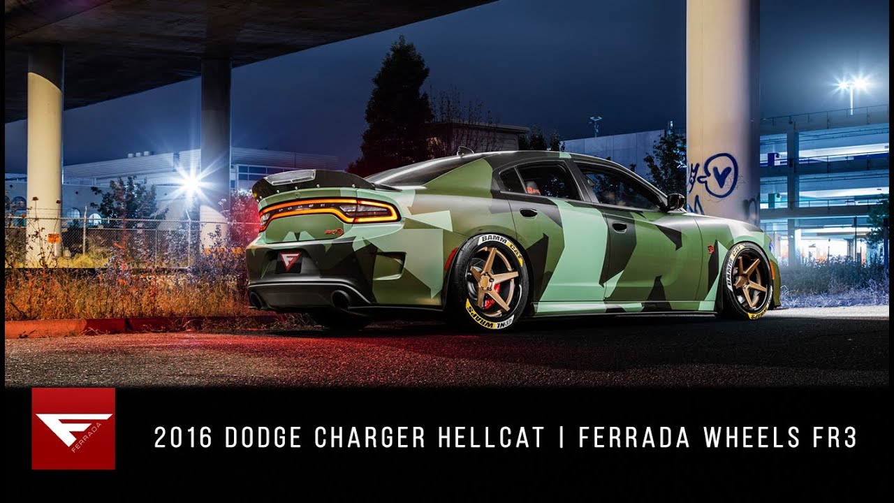 Dominating the Streets | 2016 Dodge Charger Hellcat | Ferrada Wheels ...