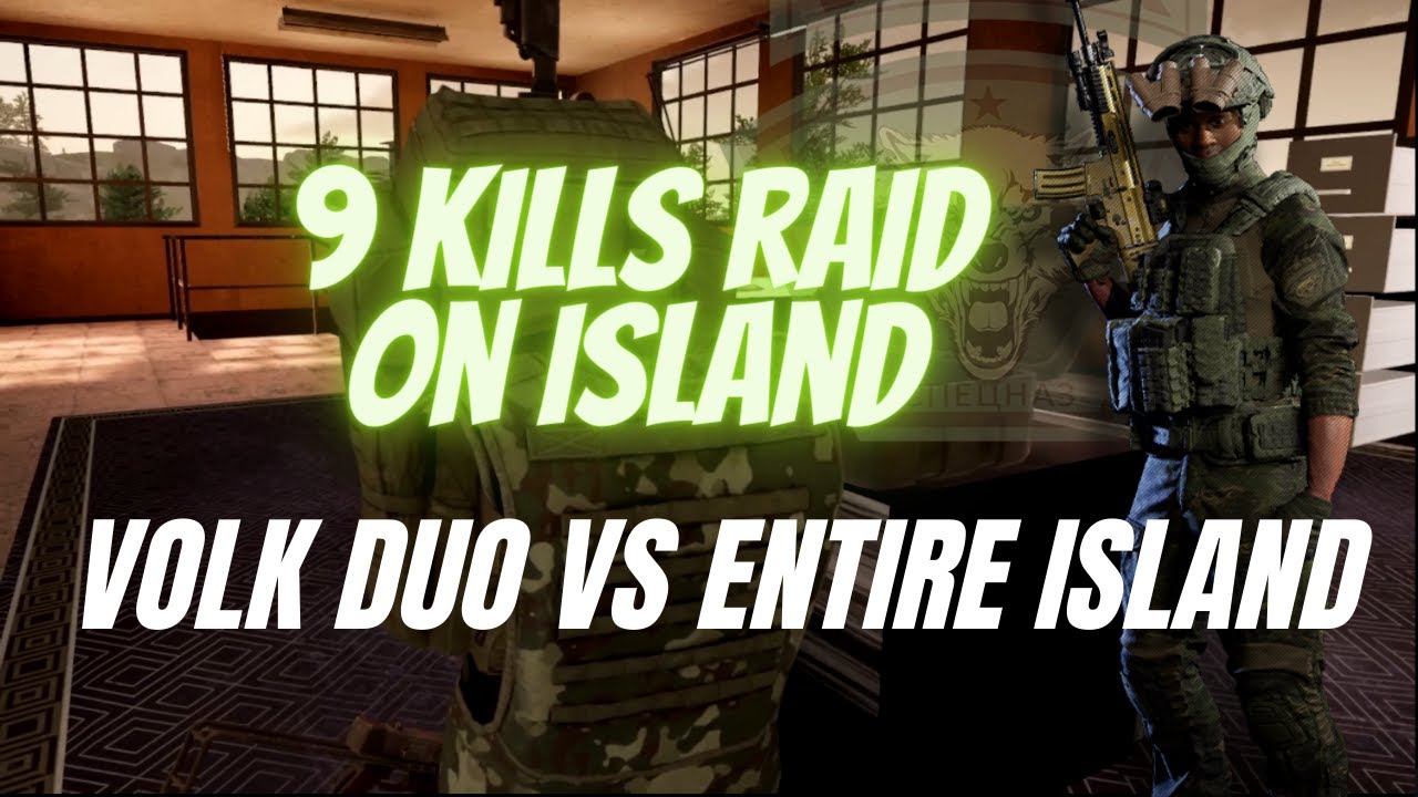 How to Wipe the Island of Tabor | Volk Duo | 9 Kills Raid | Insane ...