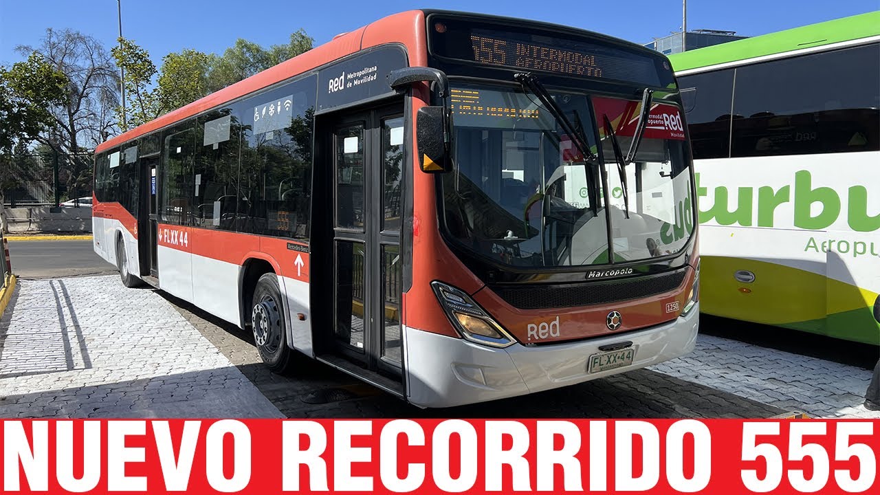 Red | Debut Recorrido 555 (Intermodal Aeropuerto - Metro Pajaritos ...