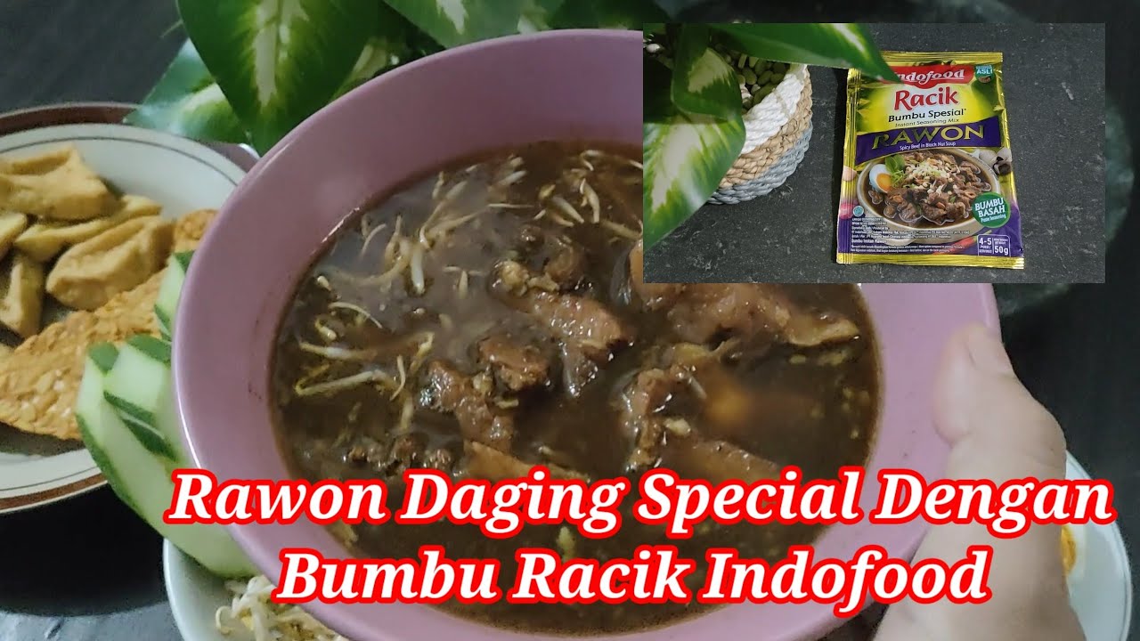 RAWON DAGING SPECIAL DENGAN BUMBU RACIK INDOFOOD - YouTube