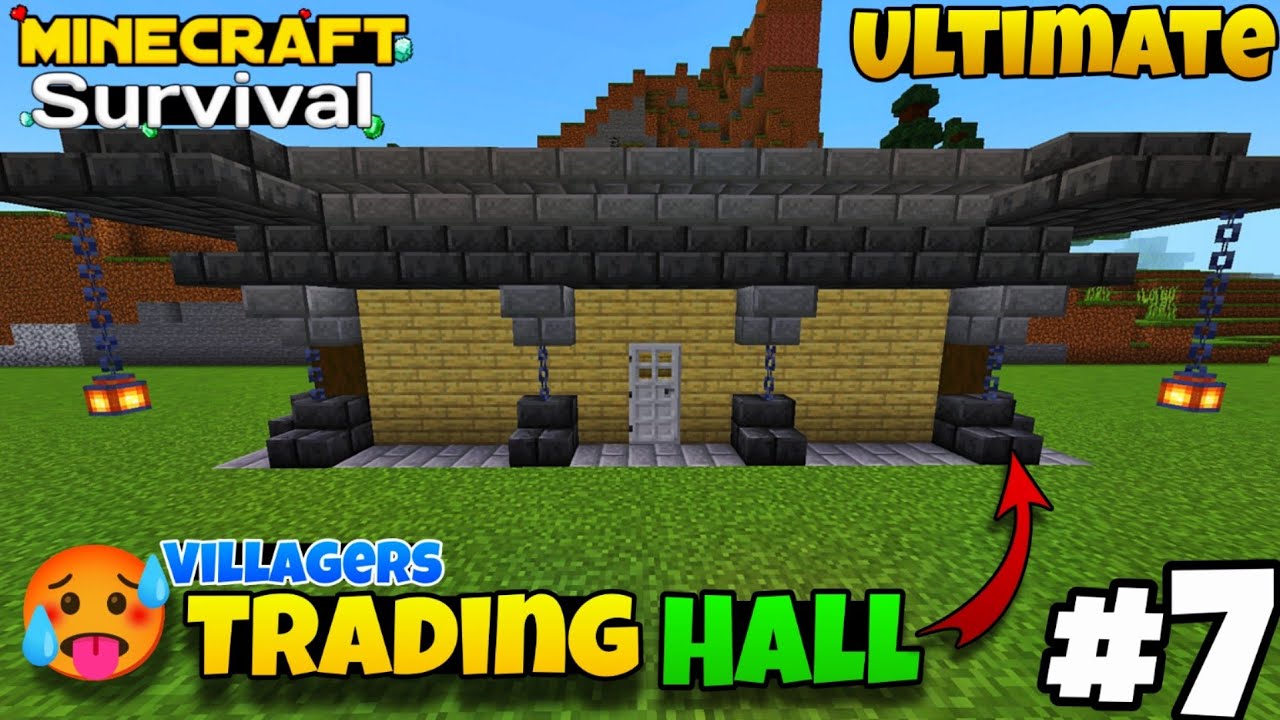 I Build A Ultimate Trading Hall in Minecraft Mein Trading Hall Kaise ...