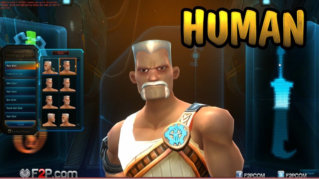 WildStar Human Character Customization - Closed Beta - YouTube