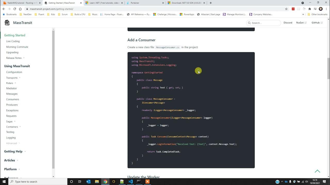 masstransit - Getting Started - YouTube