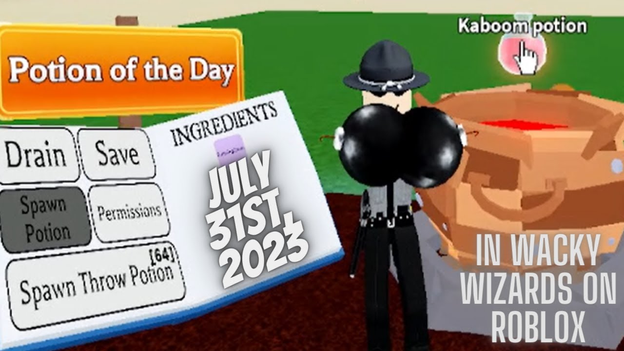 Potion of the day (7-31-23) #wackywizards #roblox #viral #youtube # ...