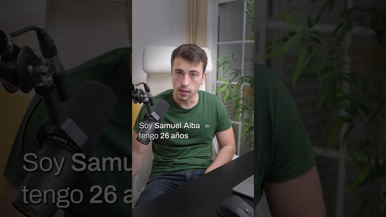 Soy Samuel Alba, tengo 26 años y puedo decir que logré el objetivo que ...