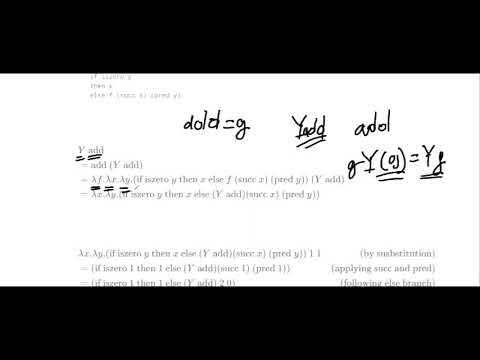 lambda calculus: recursion - YouTube