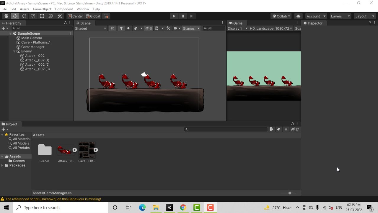 How To Auto Fill Inspector Array Automatically With C Script Youtube 2293