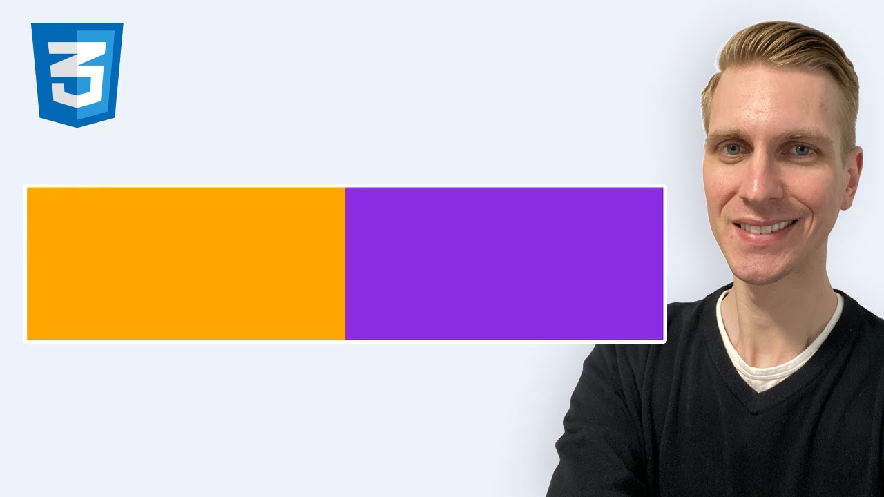 How To Create A Responsive 2 Column Layout With Css Youtube 3437