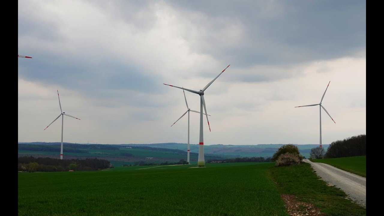 Wind farm Bucha/Coppanz, first prototype of Enercon E-141 EP4, Vestas ...