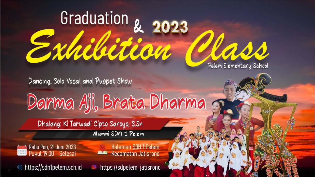 LIVE STREAMING ACARA // GRADUATION AND EXHIBITION CLASS - SD NEGERI 1 ...