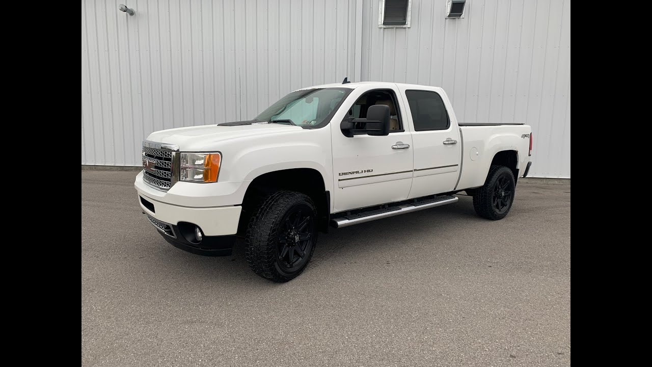 White Gmc Lifted 2500