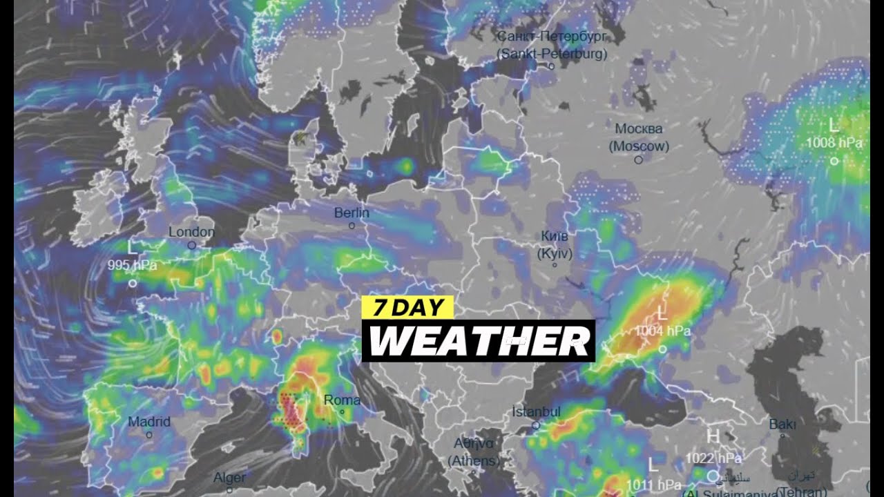 European Weather | ECMWF Model Precipitation November 16, 2025 l Rain ...