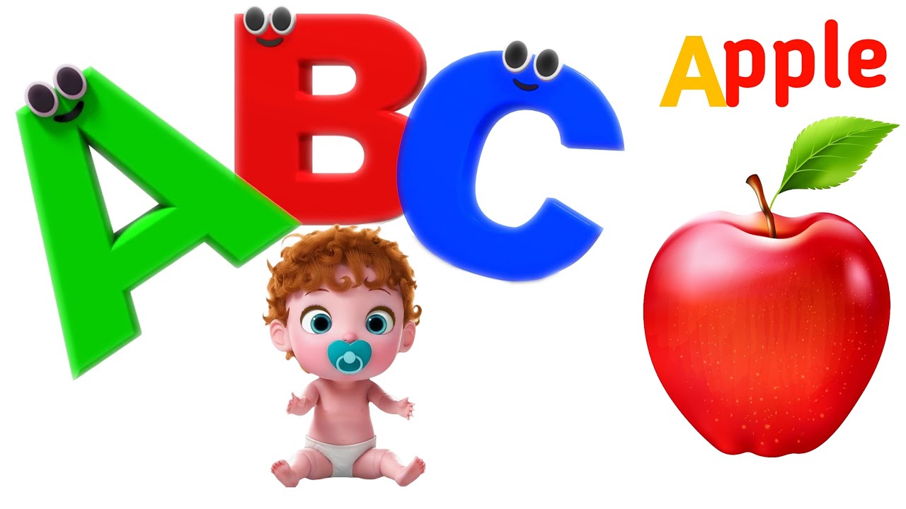 A for apple || Phonics Song | A for Apple B for baby C for candy | Abcd ...