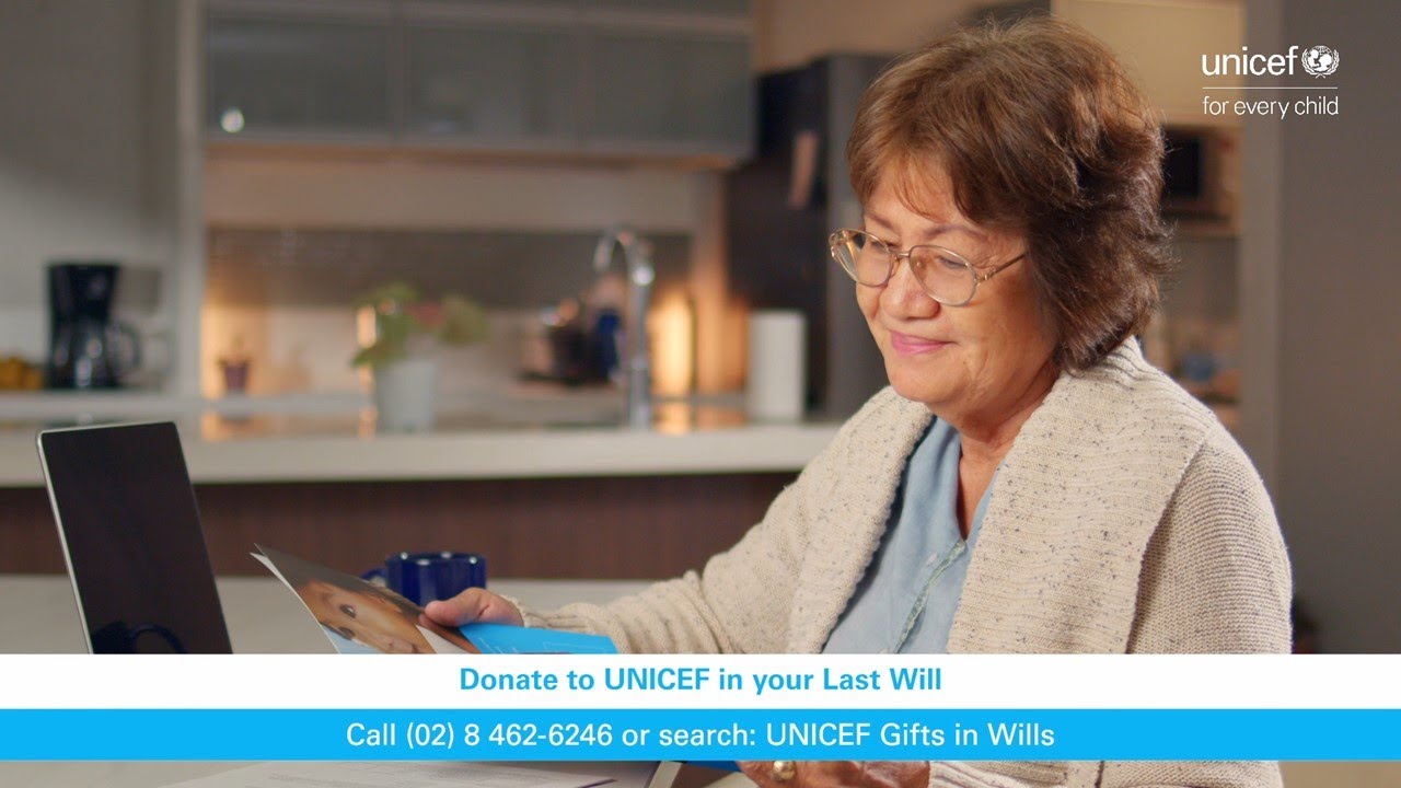 UNICEF Gifts in Wills - YouTube