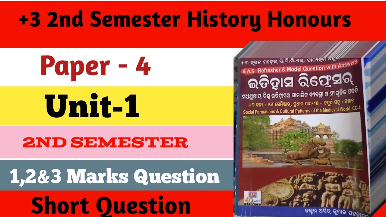 3 2nd Semester History Honours Paper 4 Unit 1 Selected Short 3-2nd-semester-history-honours-paper-4-unit-1-selected-short