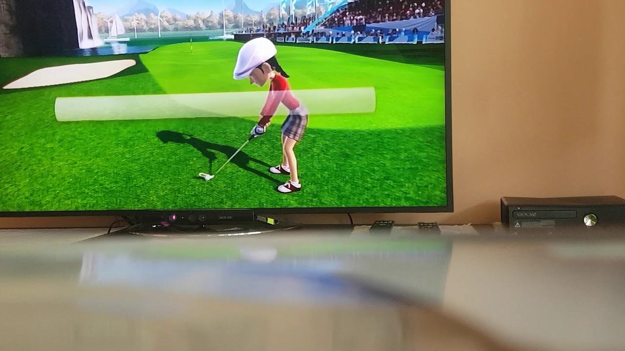 Kinect 9 hole golf two players(2) - YouTube