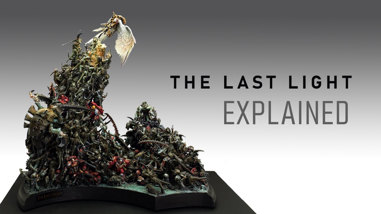 World's best WARHAMMER 40K diorama - Golden Demon Slayer Sword - YouTube