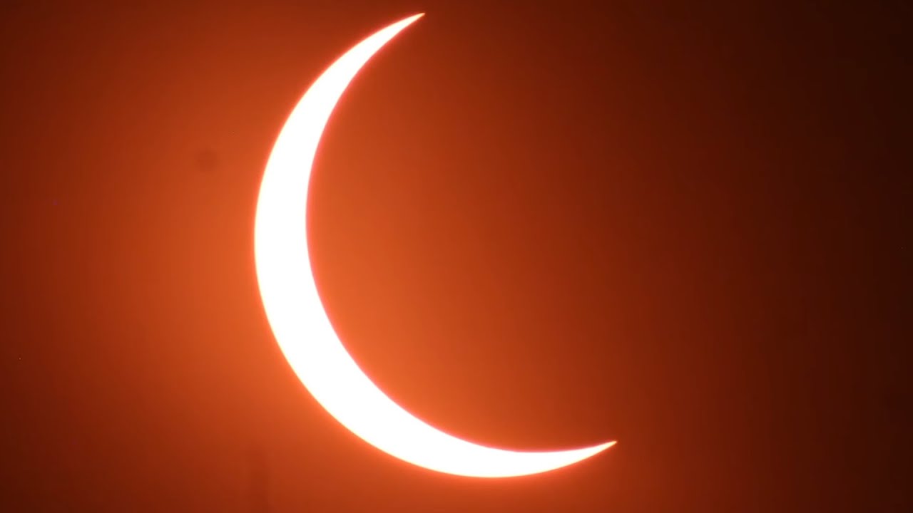 Solar Eclipse 2020 captured from Pakistan - YouTube