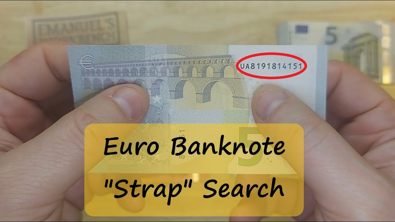 Euro Banknote "Strap" Search - YouTube