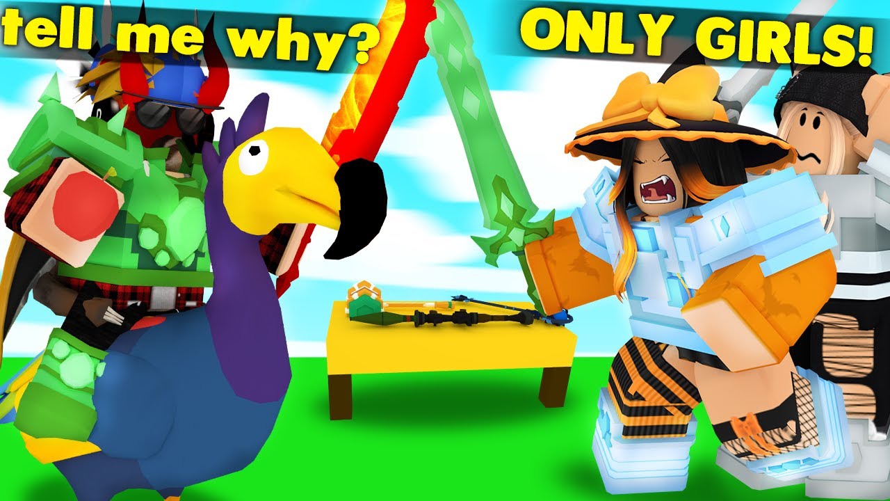 Girls ONLY Clan REJECTED Me From JOINING... (ROBLOX BEDWARS) - YouTube