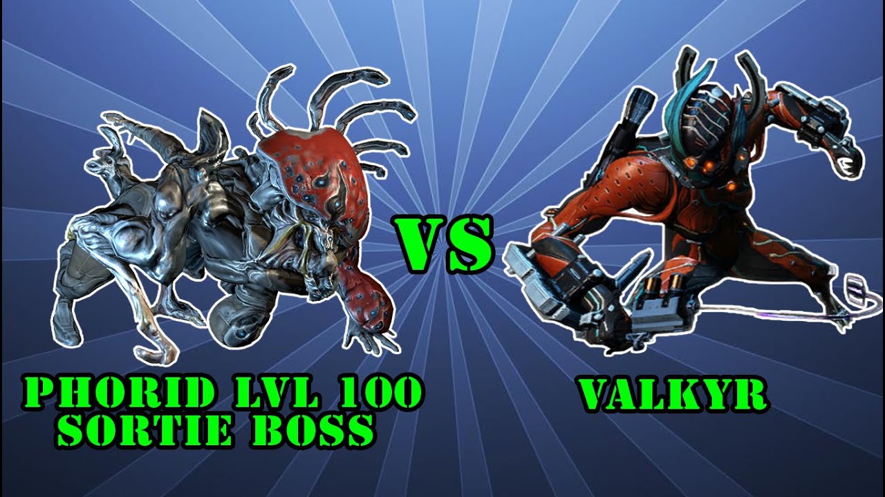 Warframe Infested boss - Phorid lvl 100 vs Valkyr - YouTube