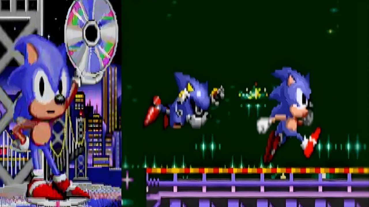 Sonic the Hedgehog CD All Bosses (No Damage With Ending) Sega CD - YouTube