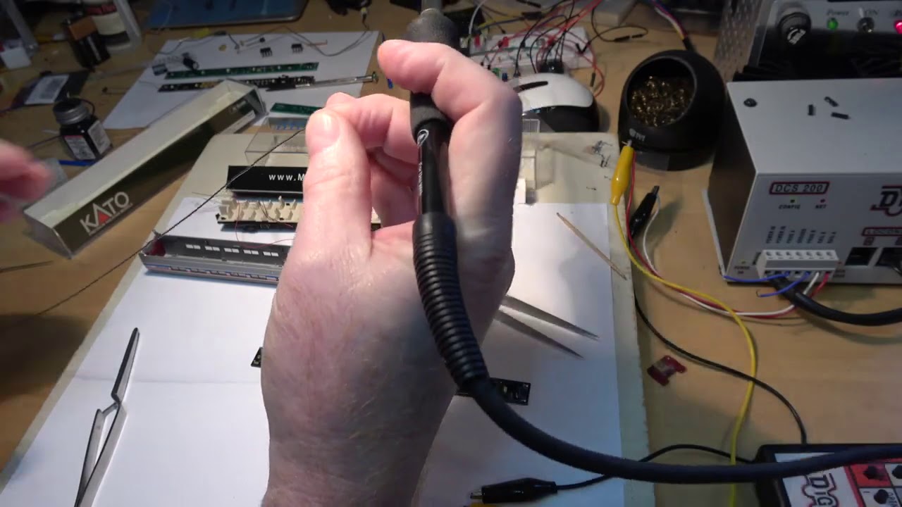 N Scale LED Light board installation (with DCC and Anti-flicker ...