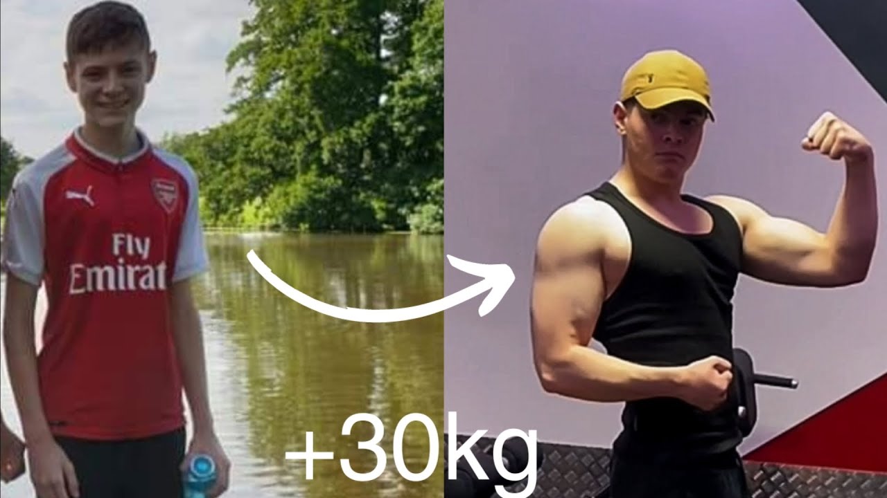 My skinny to muscular transformation(43kg to 73kg) - YouTube