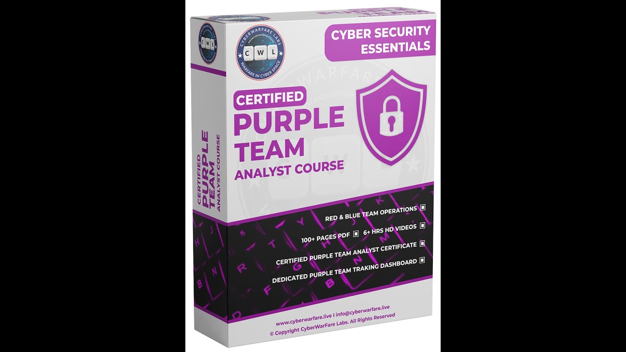Certified Purple Team Analyst Course [CPTA] - YouTube