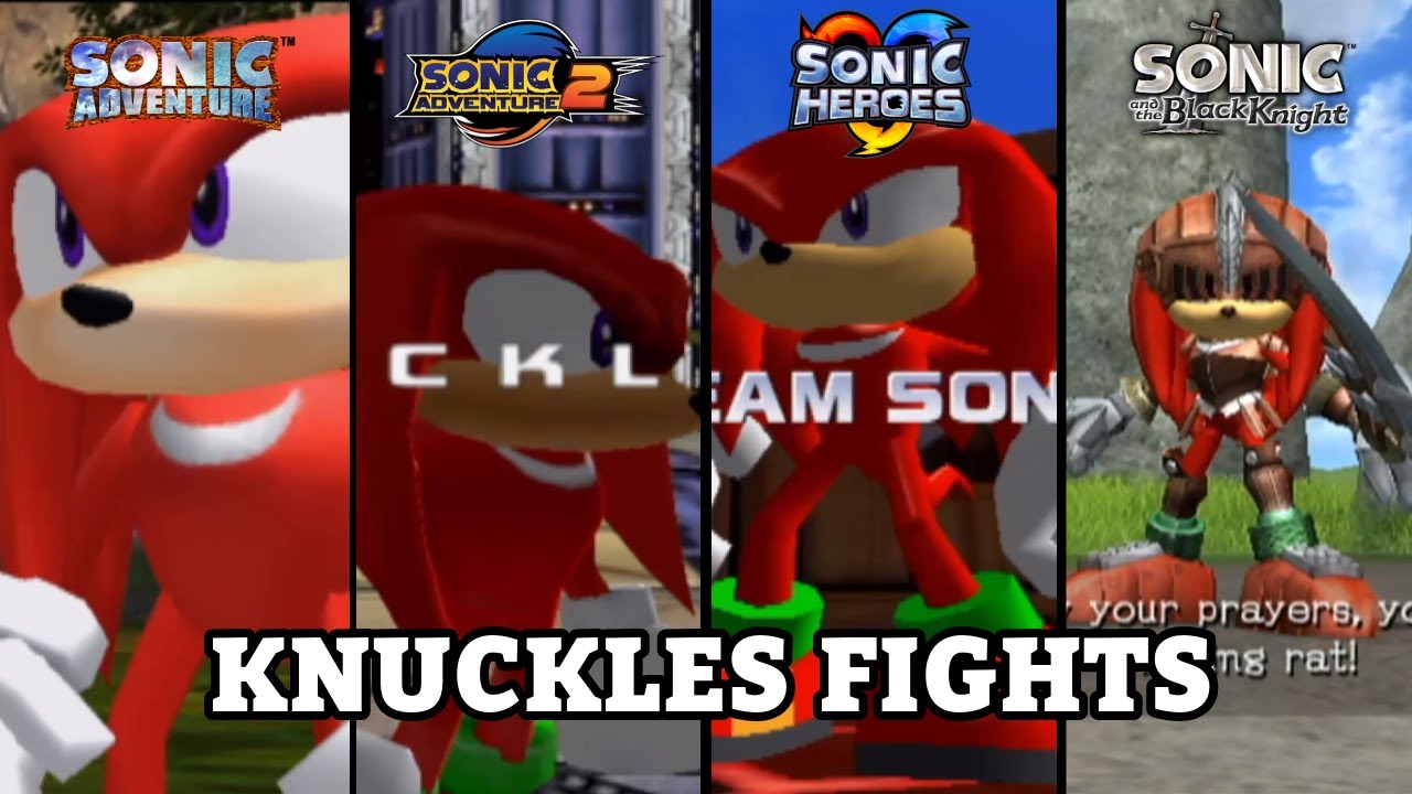 Knuckles Fights in Mainline 3D Sonic Games - YouTube