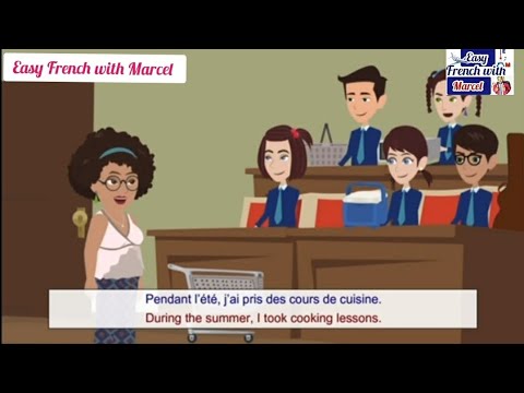 easy french Conversation "La rentrée Scolaire" efm - YouTube