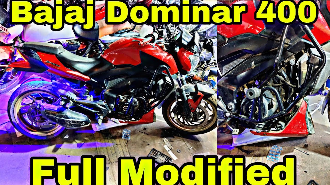 Bajaj Dominar 400 Modification Accessories Full Modified Dominar 400 # ...