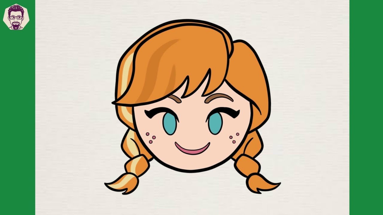 Draw AMAZING Anna Emoji from Disney Emoji Blitz! - YouTube