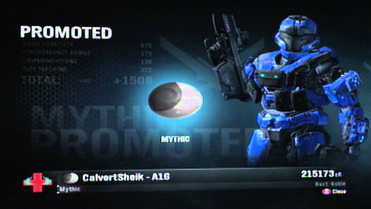 Halo Reach: Mythic Rank CalvertSheik - YouTube
