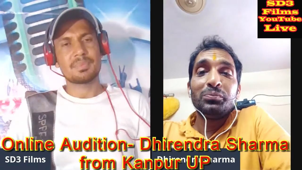 Online Audition 16ii || Dhirendra Sharma from Kanpur UP The Next ...