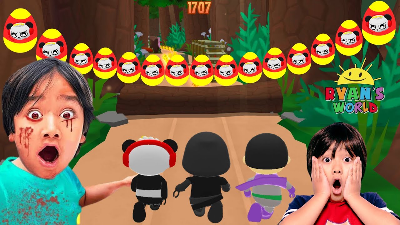 Tag with Ryan Pizza Challenge - Dark Titan vs Combo Panda on Silver SUV ...