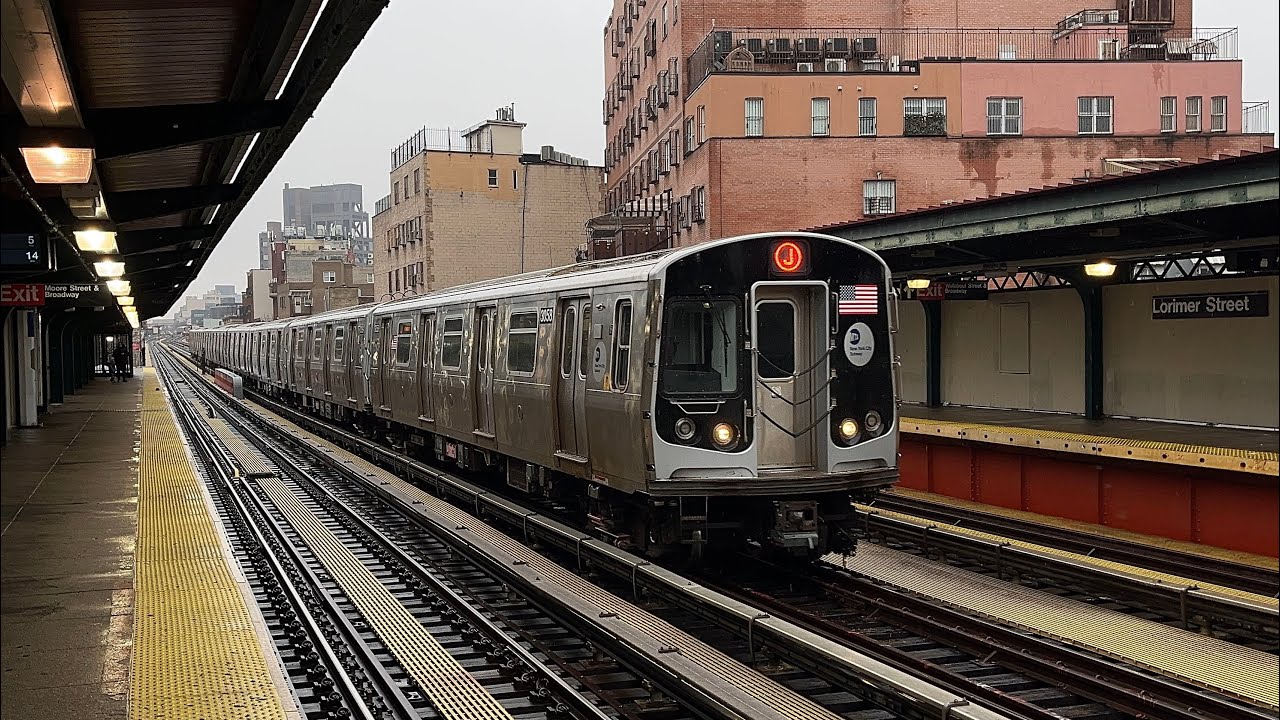 NYC Subway: R143/R160/R179 (J) (M) Express & Local Trains @ Lorimer ...
