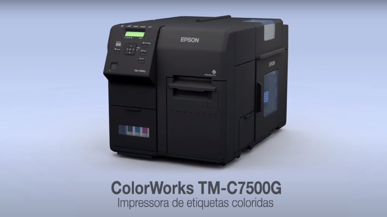 Epson ColorWorks® TM C7500G - YouTube