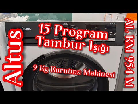 Altus AL KM 954 M 9 KG Kurutma Makinesi İnceleme, Isı Pompalı, Enerji Tasarruflu ve Sessiz Çalışma